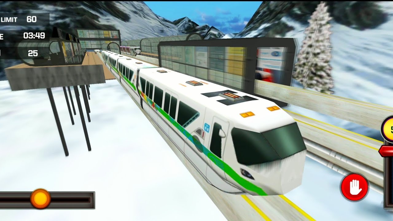 Monorail Simulator 3D - Train Games - (Level 7) - YouTube