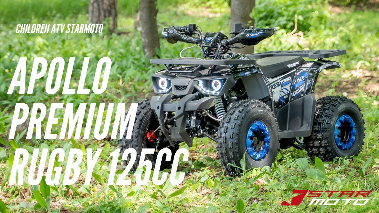 Apollo Premium Rugby 125 cc - YouTube