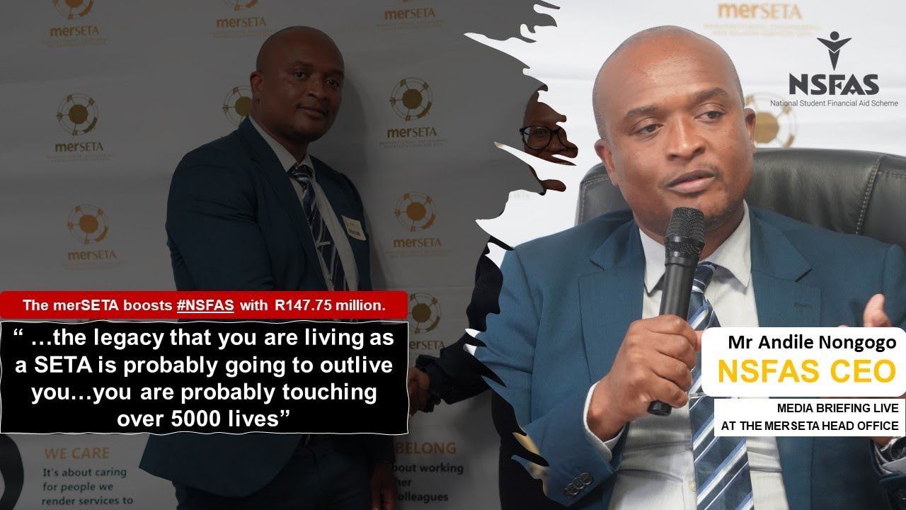 NFSAS CEO MR ANDILE NONGOGO LIVE AT THE MERSETA - YouTube