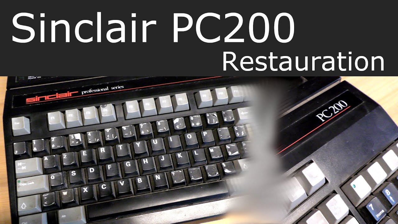 Restauration Sinclair PC200 - YouTube