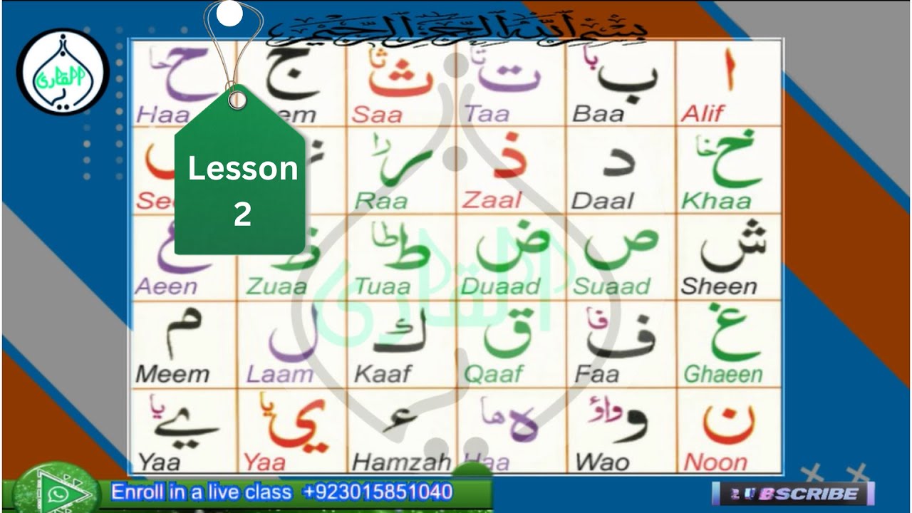 Arabic alphabetic sound Learn Arabic haroof e tahaji - YouTube