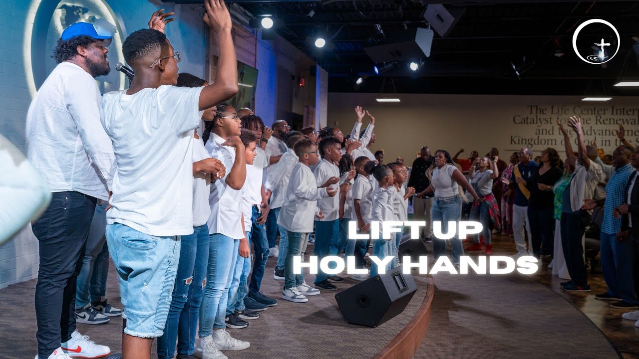 Youth Ministries Leads A Move Of God | Lift Up Holy Hands - YouTube