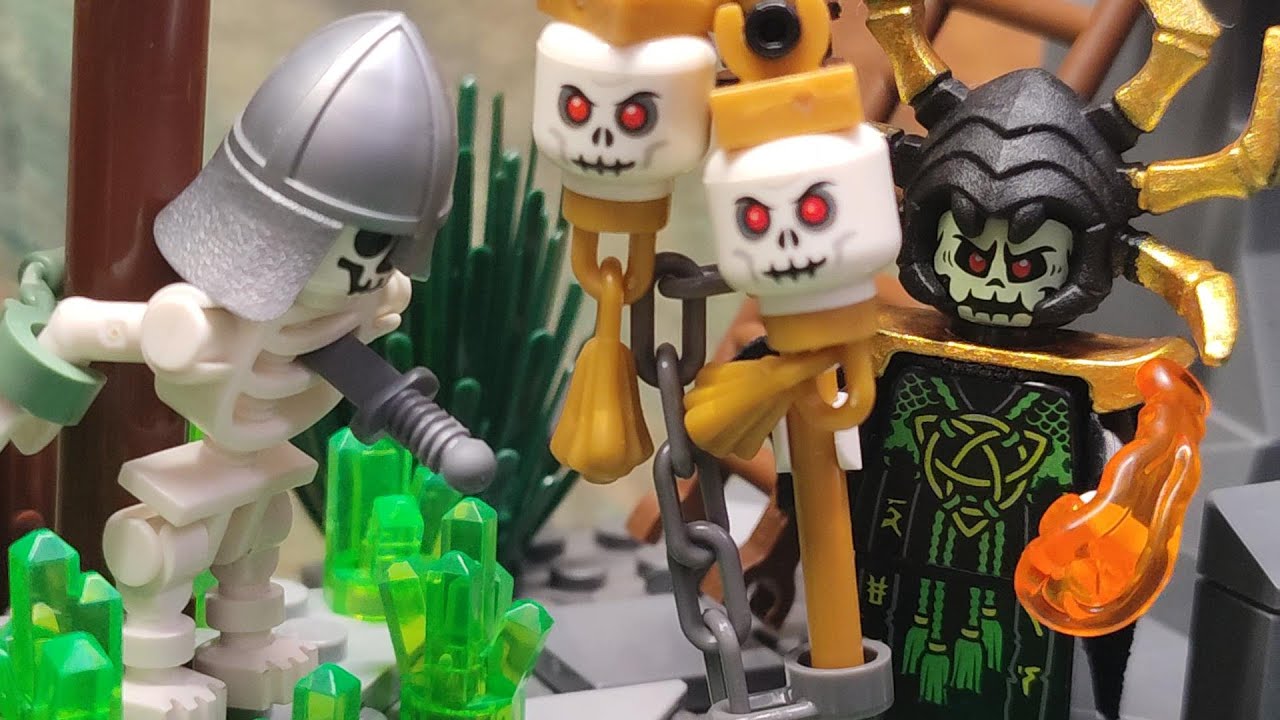 LEGO Castle Knights The Orc Village MOC - YouTube