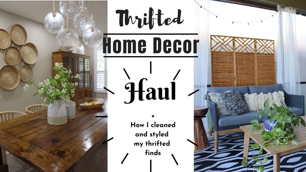 Thrifted Home Decor | Facebook Marketplace Haul + Dining Room and Patio ...