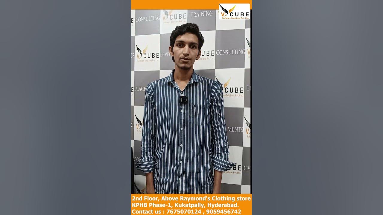 Java full stack Student review | V CUBE Software Solutions KPHB. - YouTube