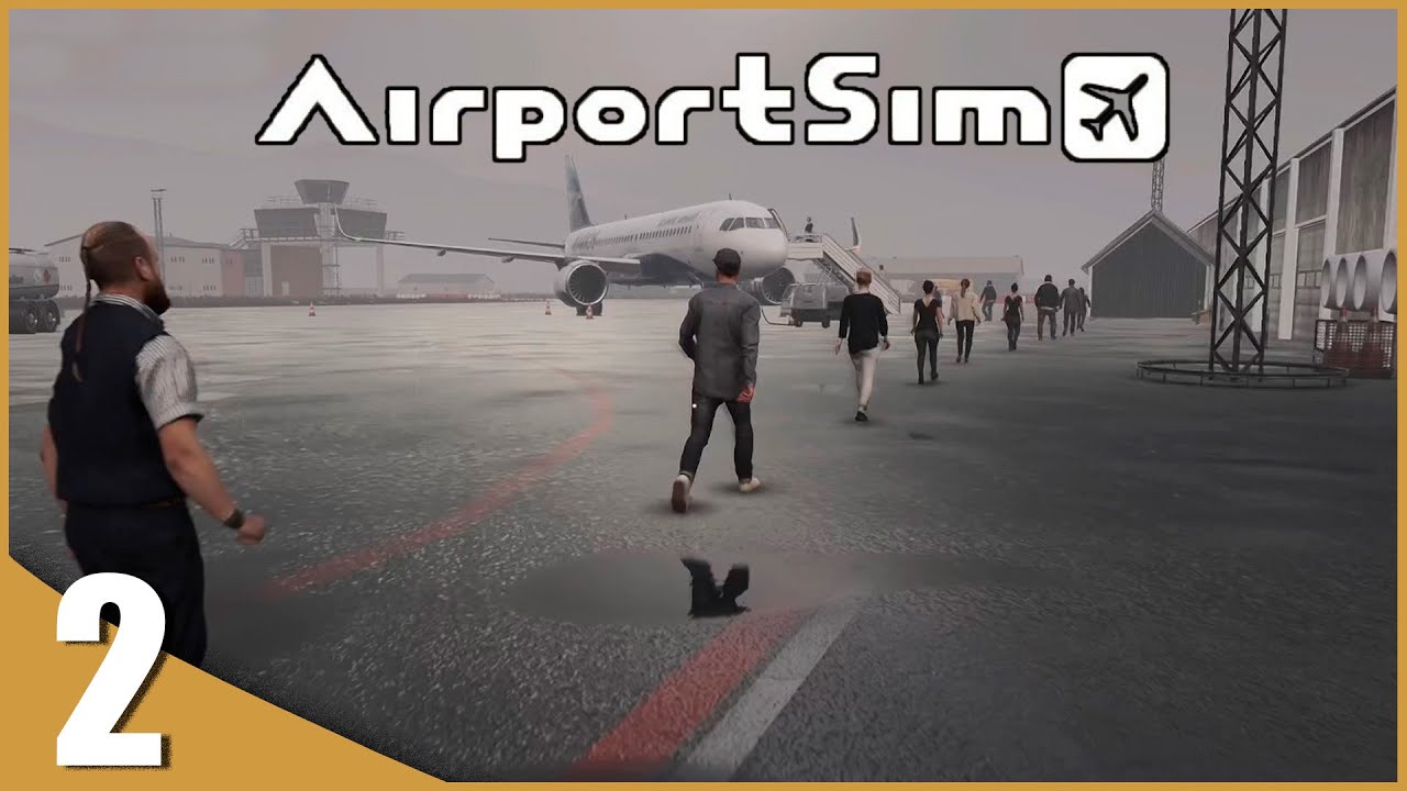 CATERING Y REPOSTANDO COMBUSTIBLE - AIRPORTSIM #2 | Gameplay Español ...