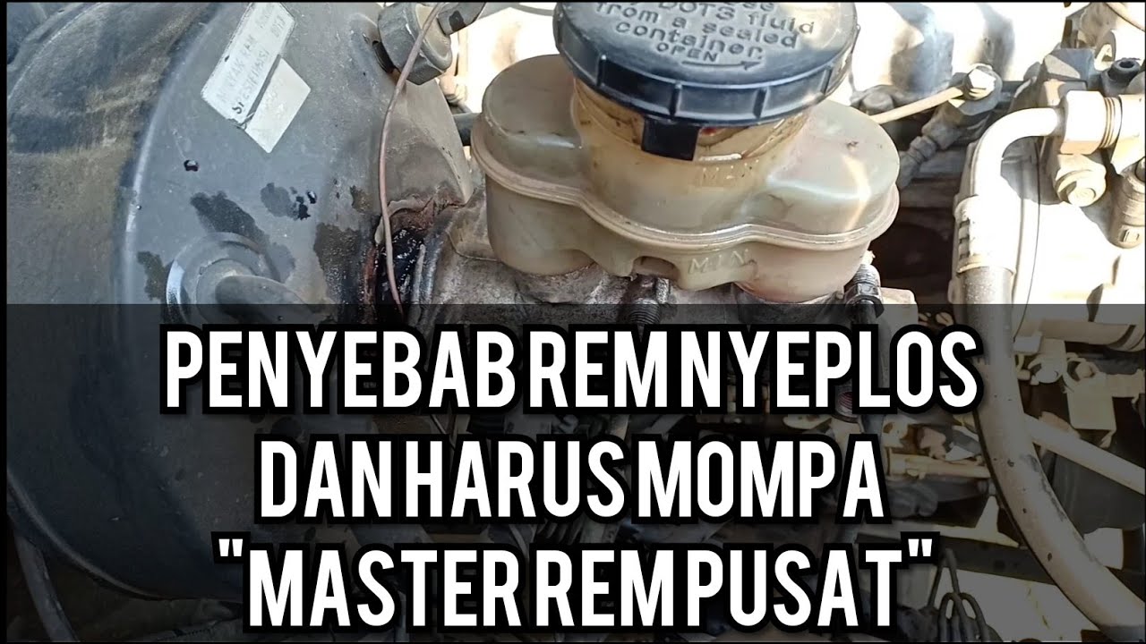 MEMPERBAIKI REM MOBIL NGEMPOS - YouTube