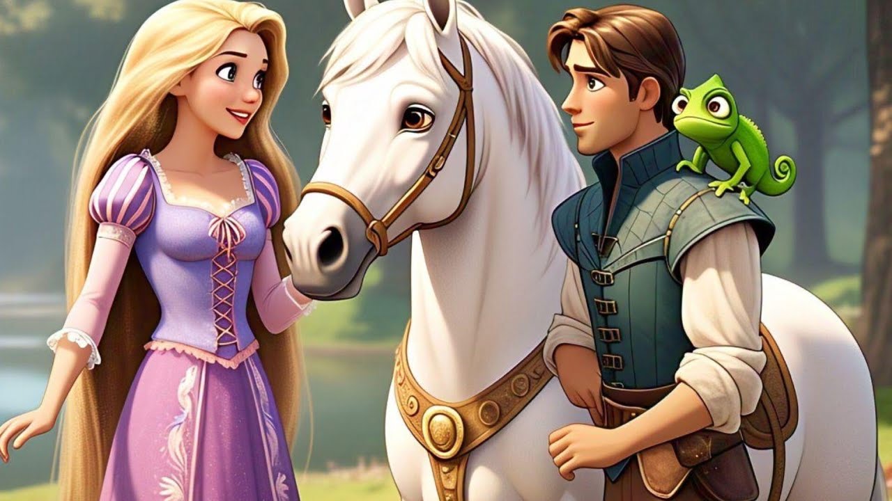 rapunzel, princess cartoon, tangled, princess cartoon story - YouTube
