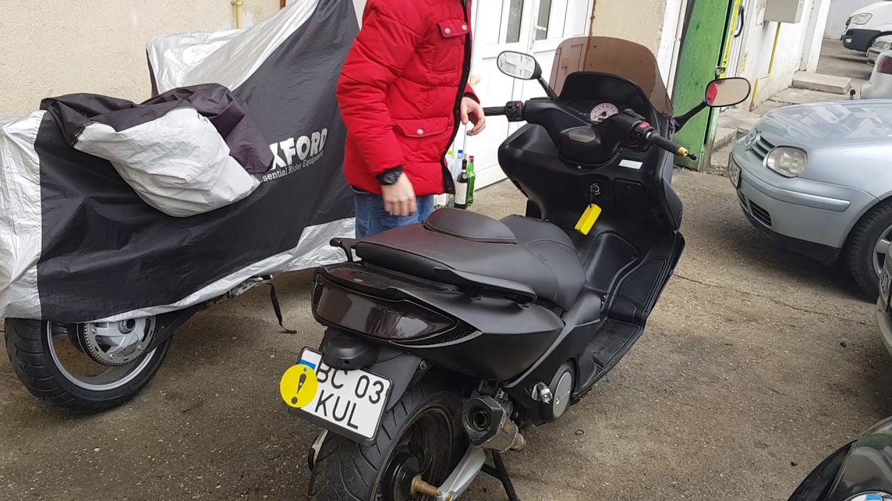 My yamaha tmax 500 2002 winter ride 25.11.2019 - YouTube
