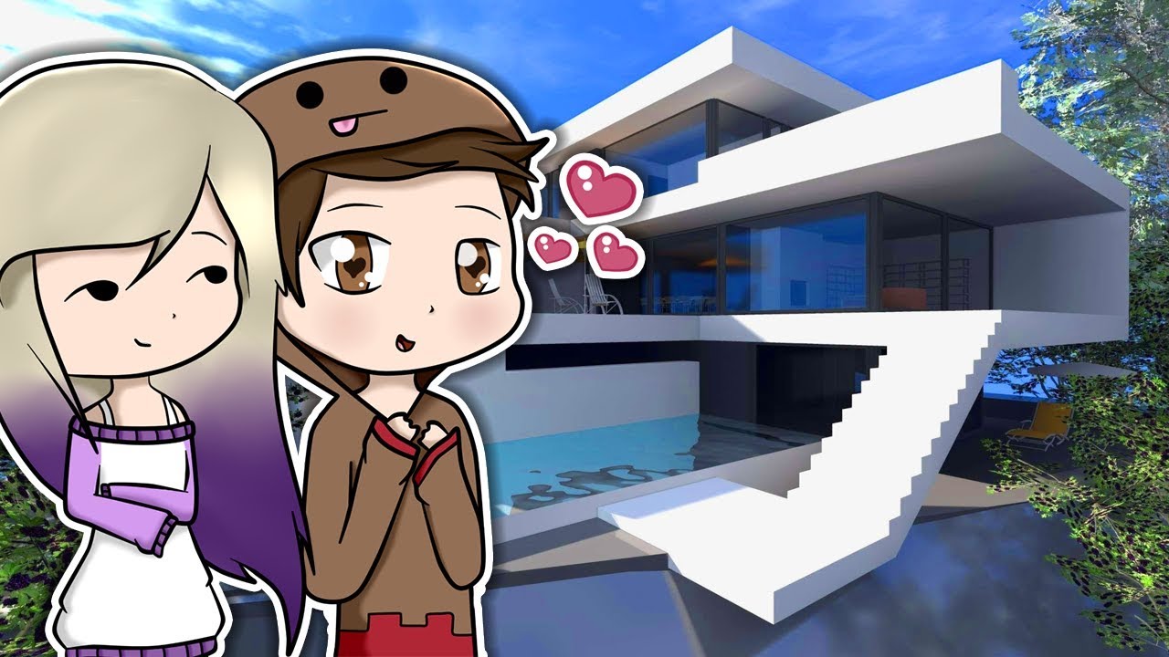 LE REGALO UNA CASA A MI NOVIO EN MINECRAFT | Survival con Lyna 3 | 48 ...