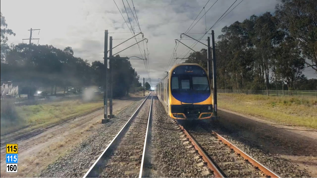 Real time train journey | Ourimbah to Morisset all stops | Slow TV ...
