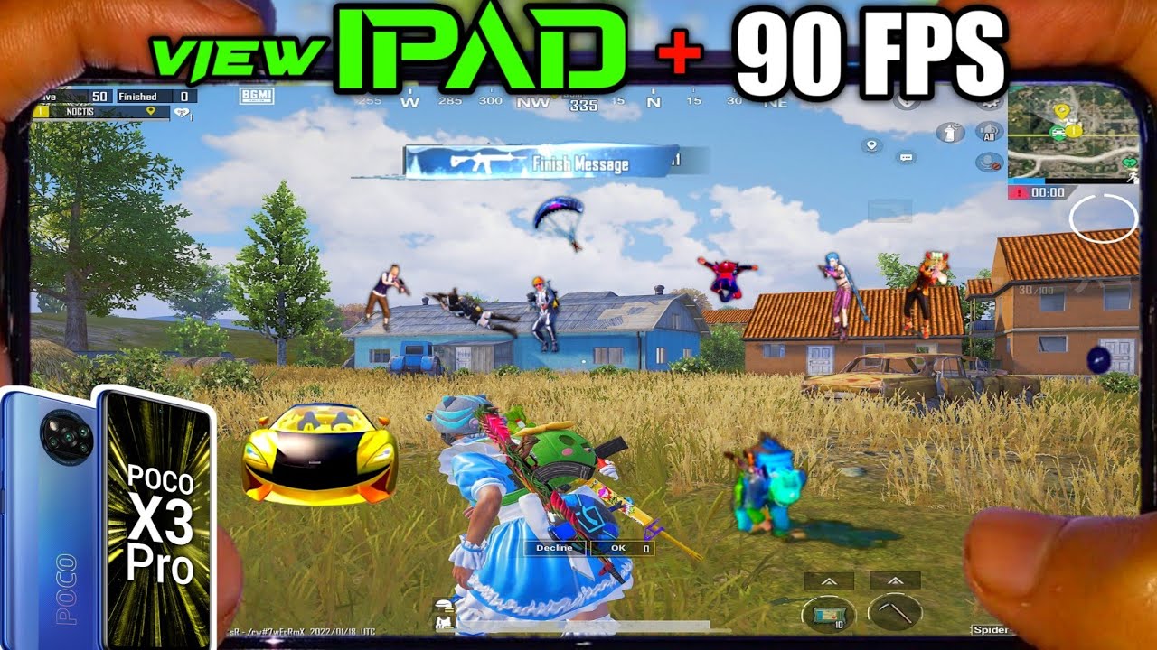 POCO X3 PRO PUBG NOCTIS | 5 FINGER + FULL GYRO!! | SOLO VS SQUAD ...