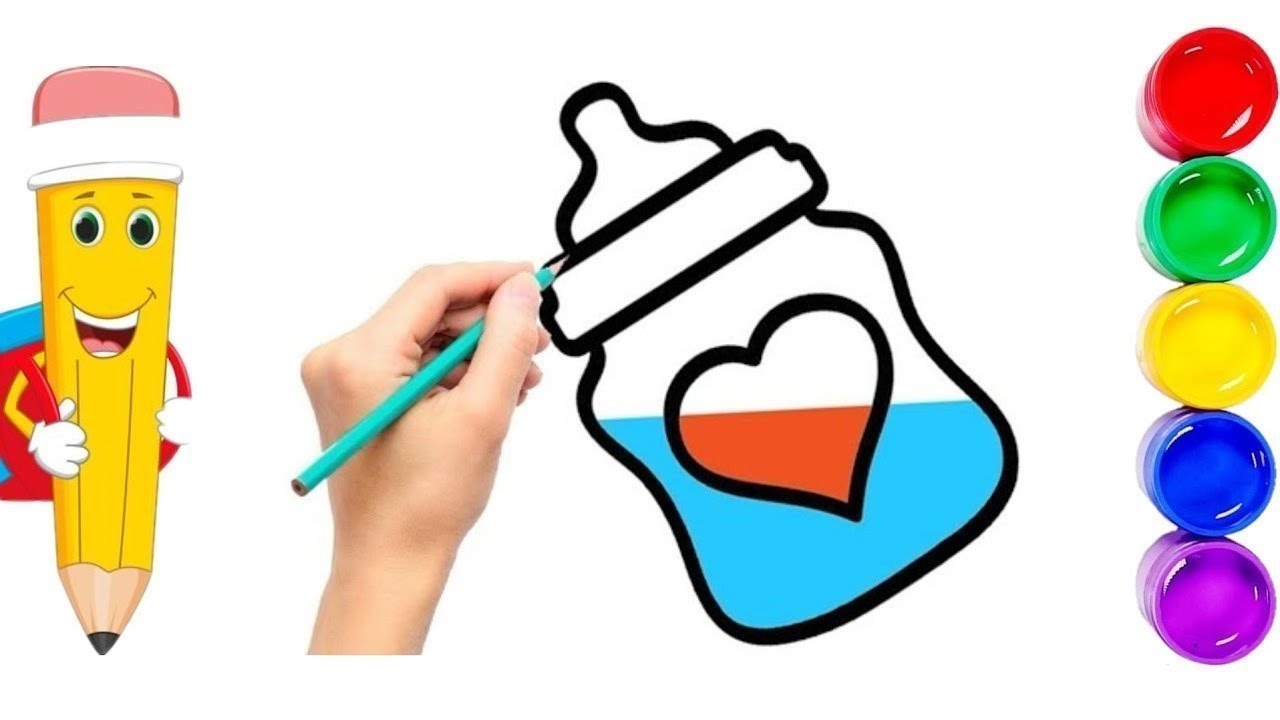 Easy drawing for kids Bolalar uchun oson rasm chizish Легкий рисунок ...