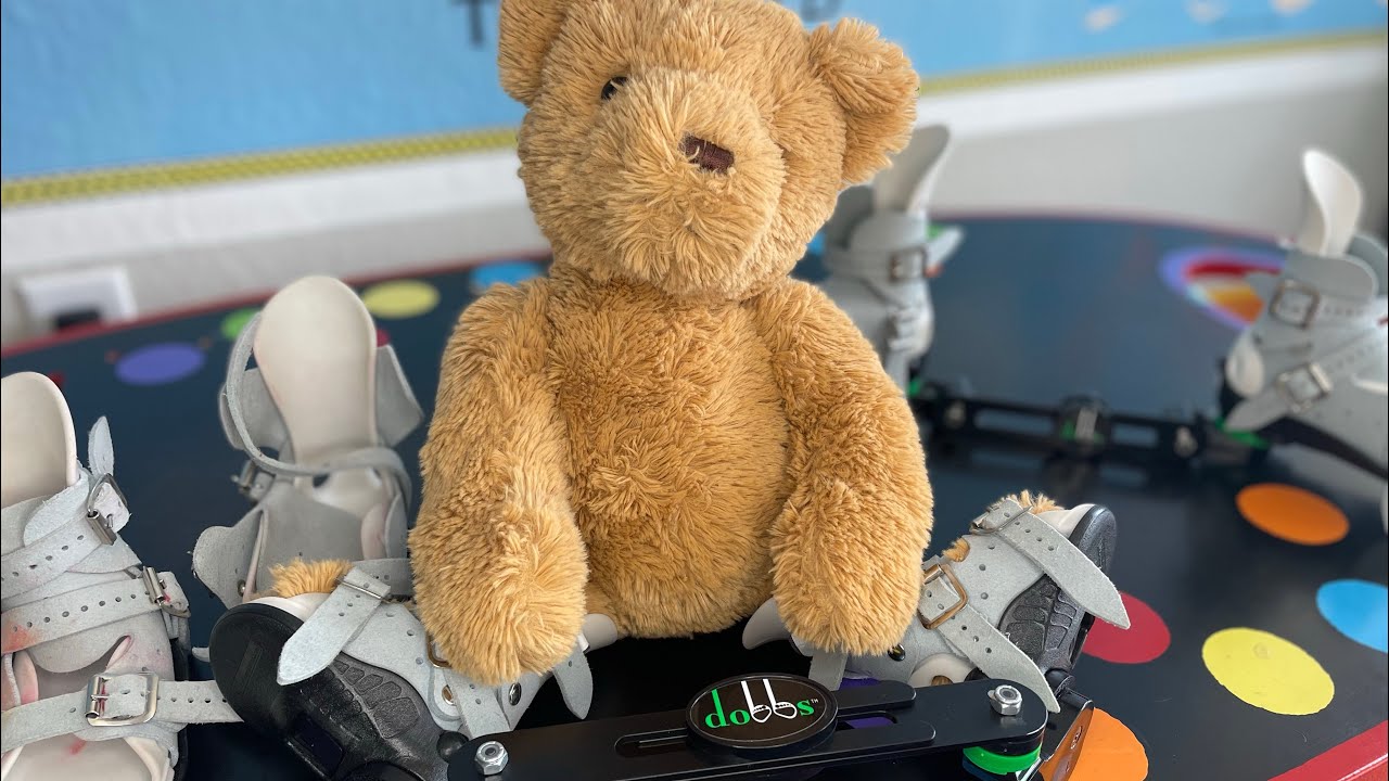 How to put on a Dobbs bar / club foot / Spina Bifida - YouTube