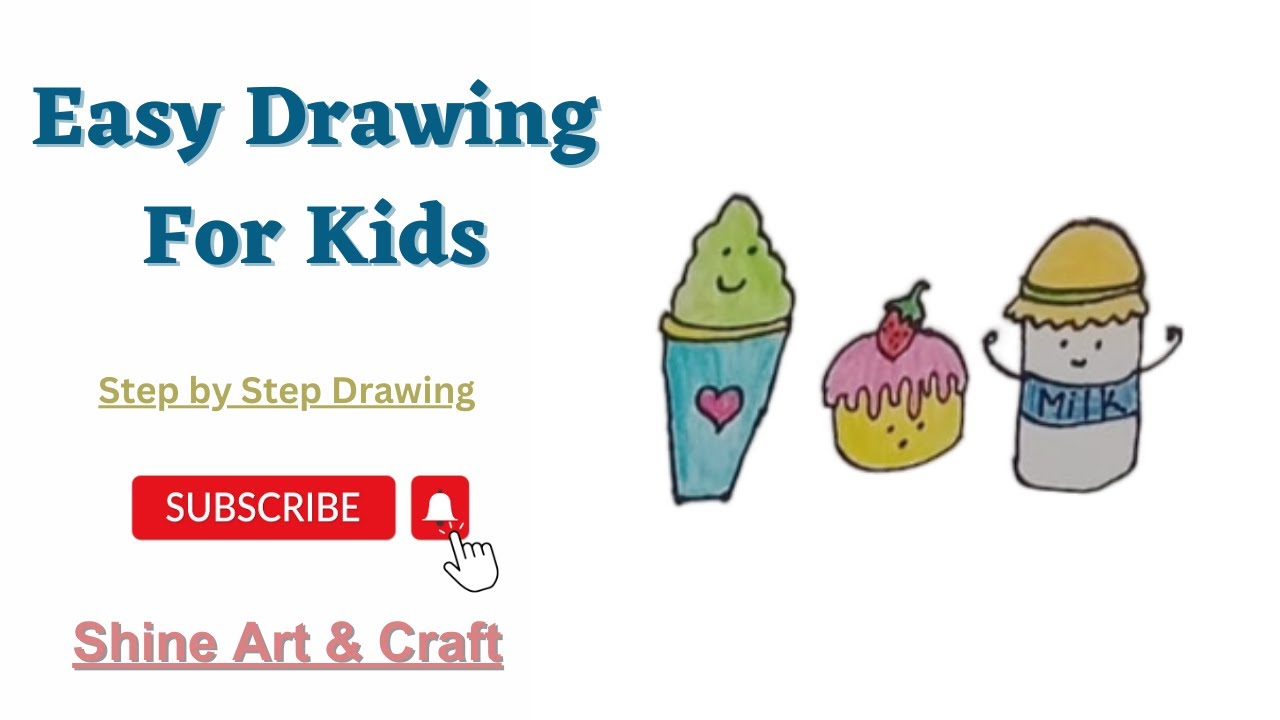 Drawing for kids | Easy Drawings - YouTube