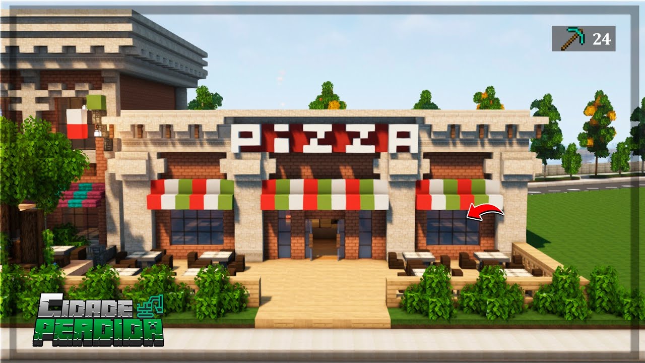 Pizzaria da Cidade - Minecraft Cidade Perdida #24 - YouTube
