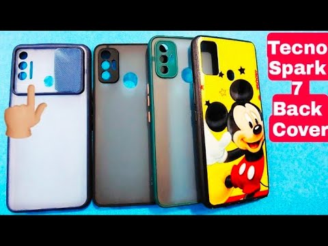 tecno spark 7/7t back cover/smock cover/shutter cover/case/new design ...