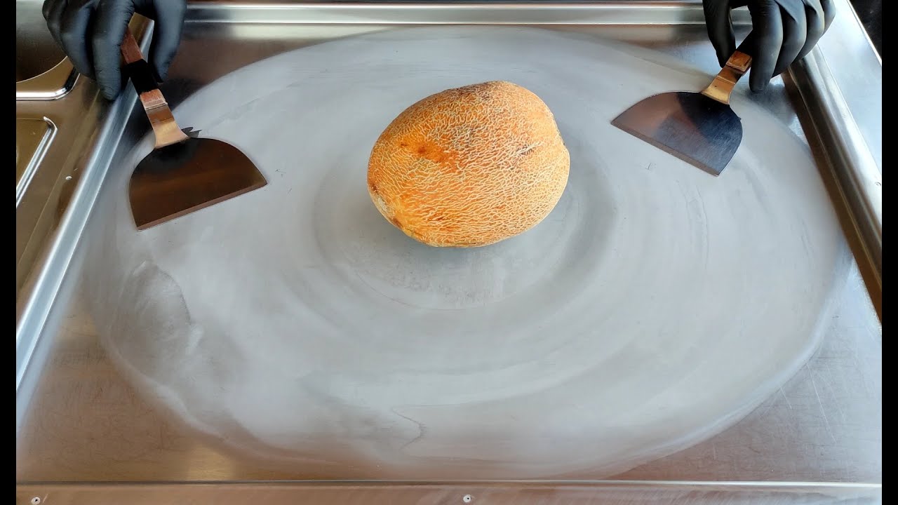 King ice cream rolls- Melon- ice cream delicious taste - YouTube