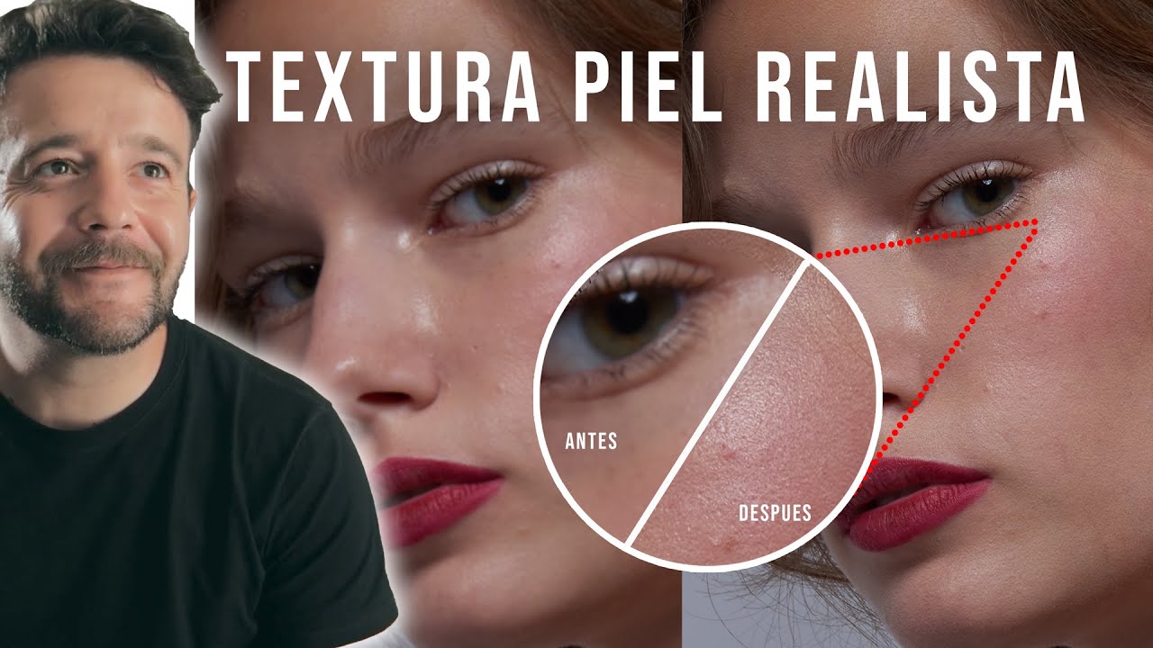 CREAR TEXTURA DE PIEL REALISTA EN PHOTOSHOP - YouTube