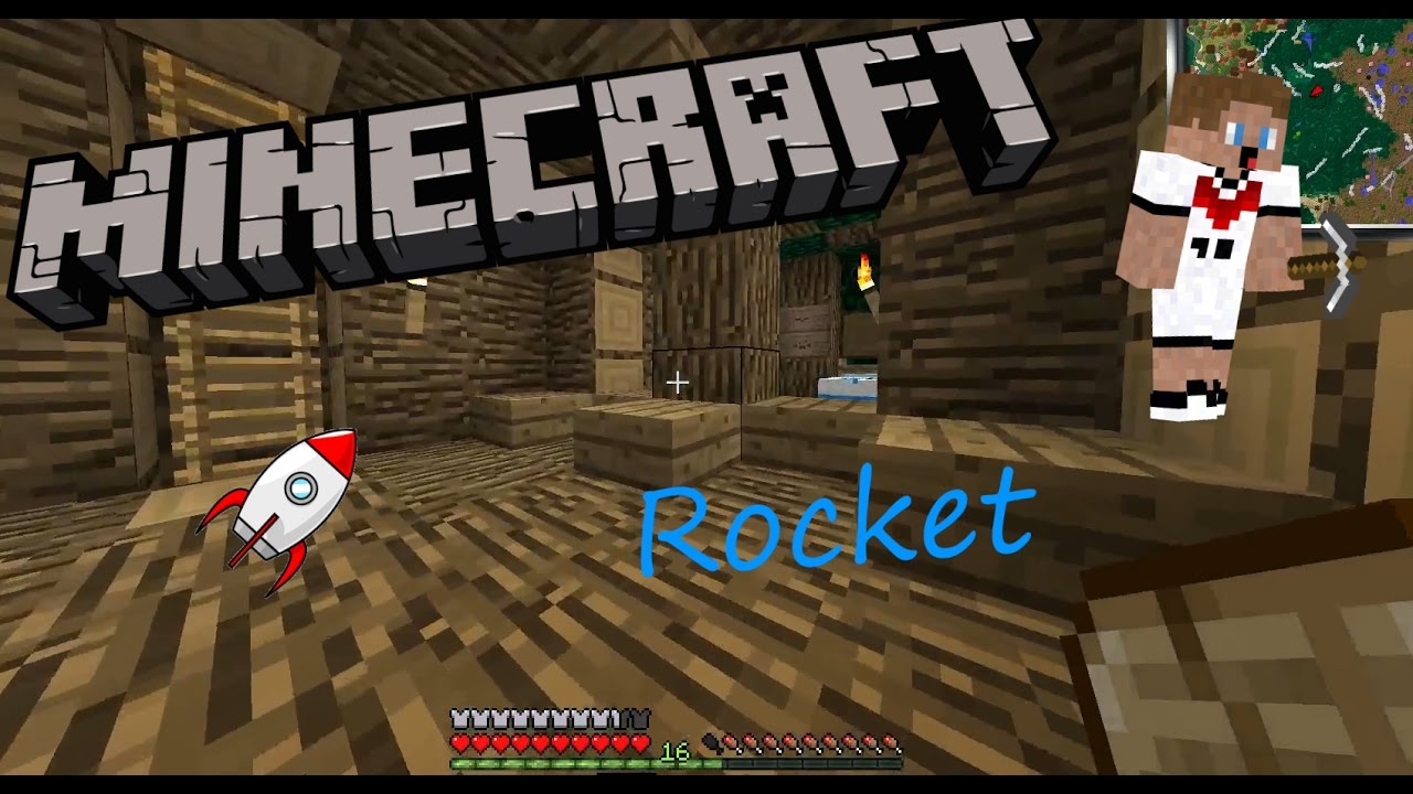 Minecraft ROCKET || Hausbau || DomeTM #03 - YouTube