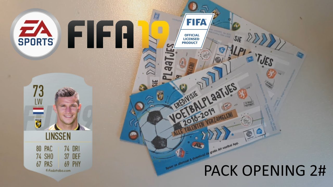 REAL LIFE FIFA PACK OPENING #2 - EREDIVISIE VOETBALPLAATJES - YouTube