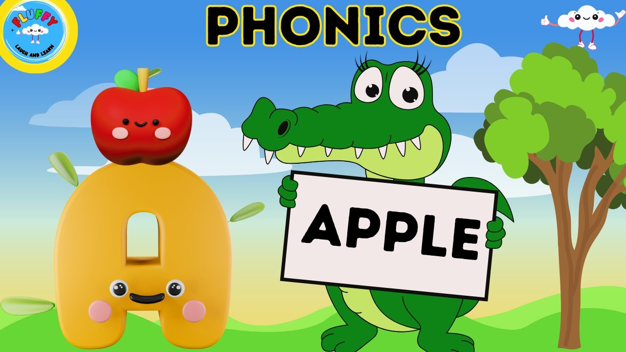 A// Learning The Sounds Of Letters// Phonics For Kids// A For Apple ...