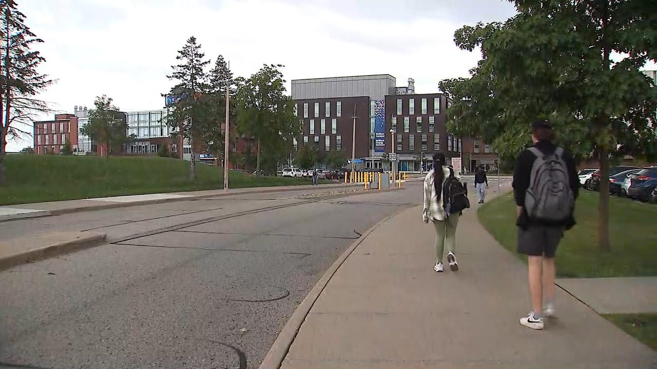 Ontario police arrest suspect after school shooting threats made online ...