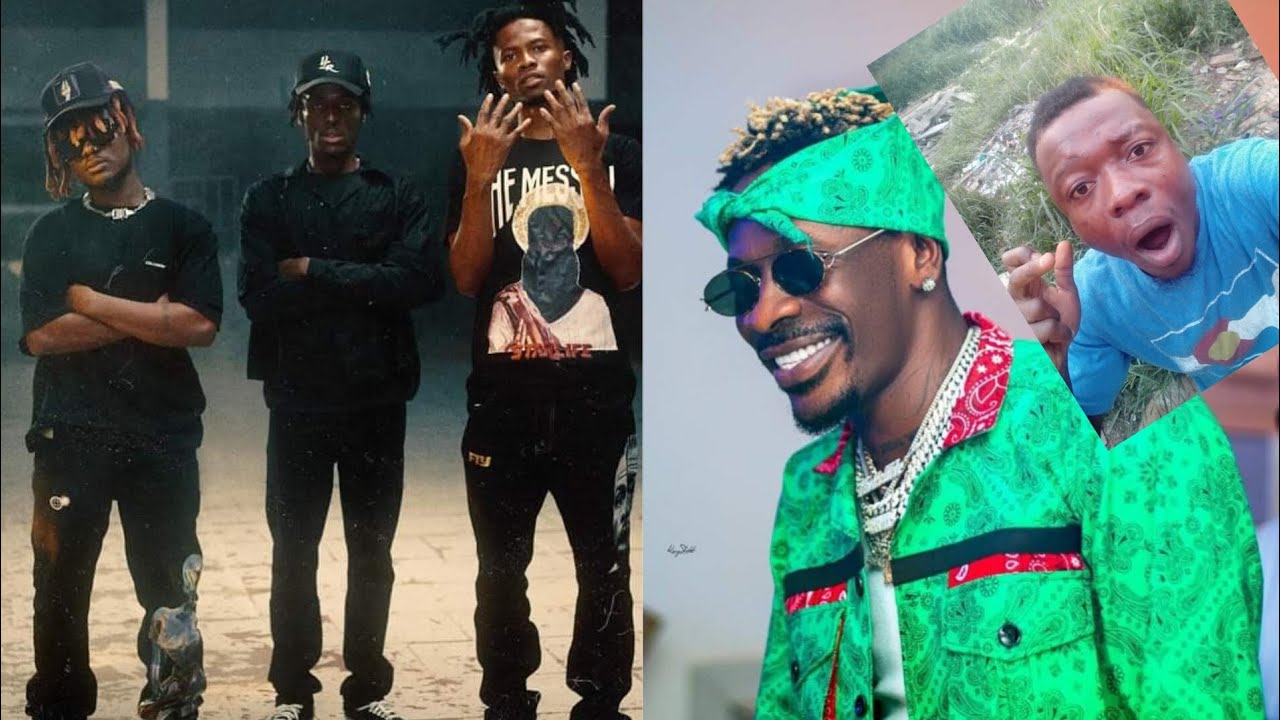 Shatta Wale x Kwesi Arthur x Kofi Mole and Quamina Mp link-up - YouTube