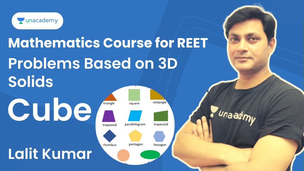 Problems Based on 3D Solids: Cube | Mathematics Course for REET | Lalit ...