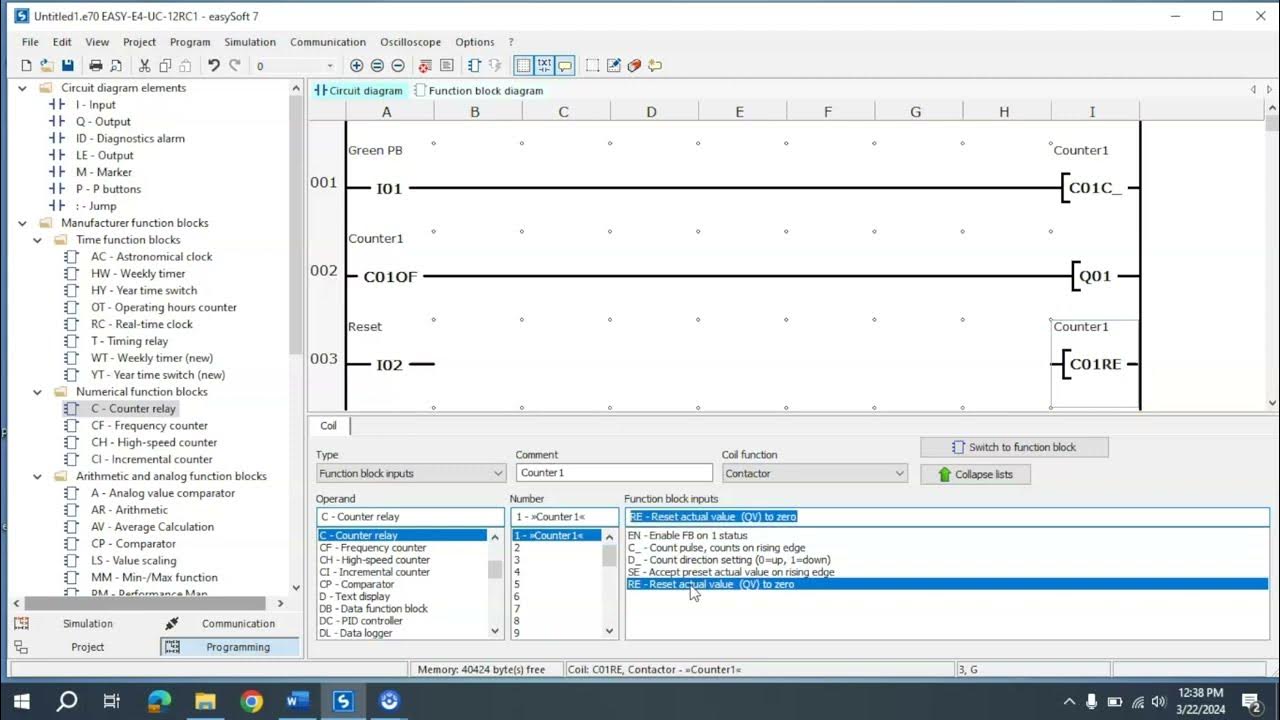 Programming Counters EasySoft 7 software - YouTube