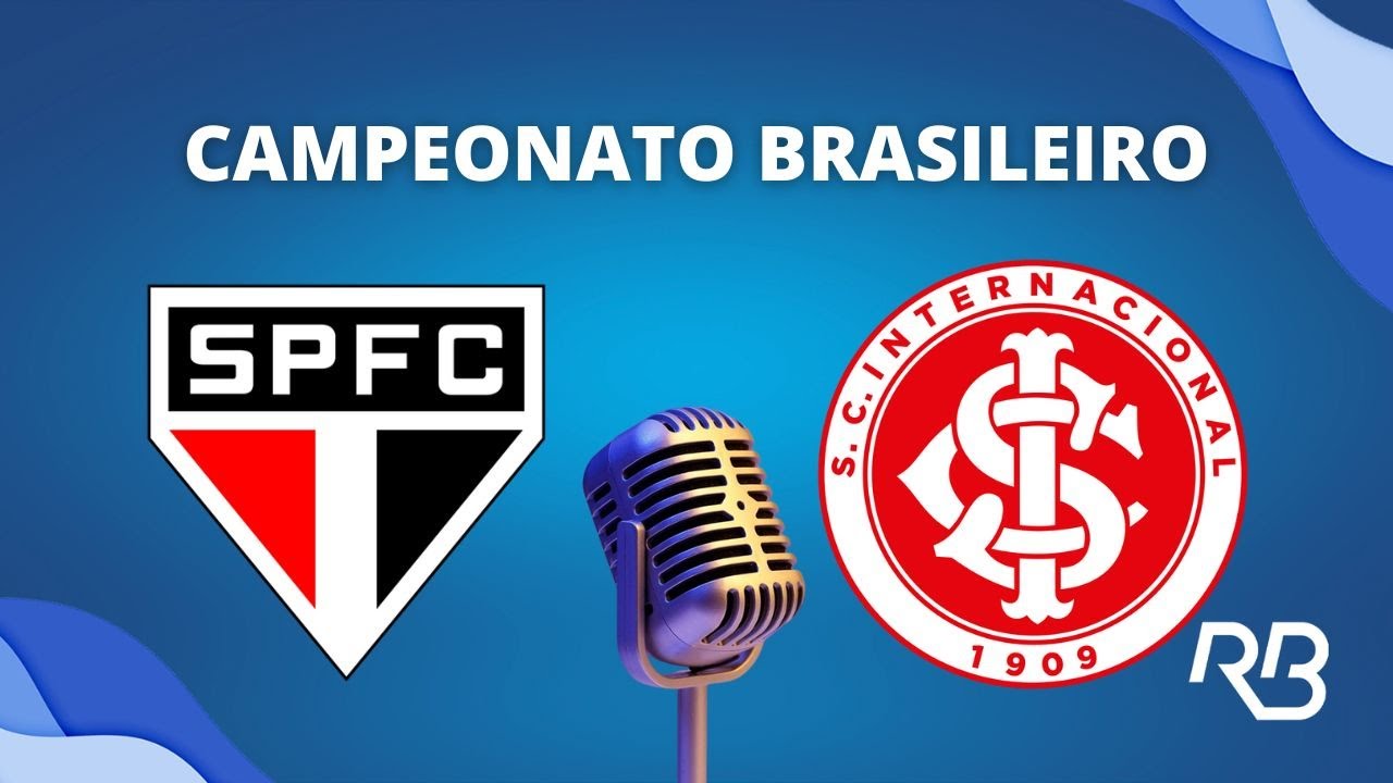 🔴 São Paulo x Internacional - Brasileirão - 07/05/2023 - Rogério Assis ...