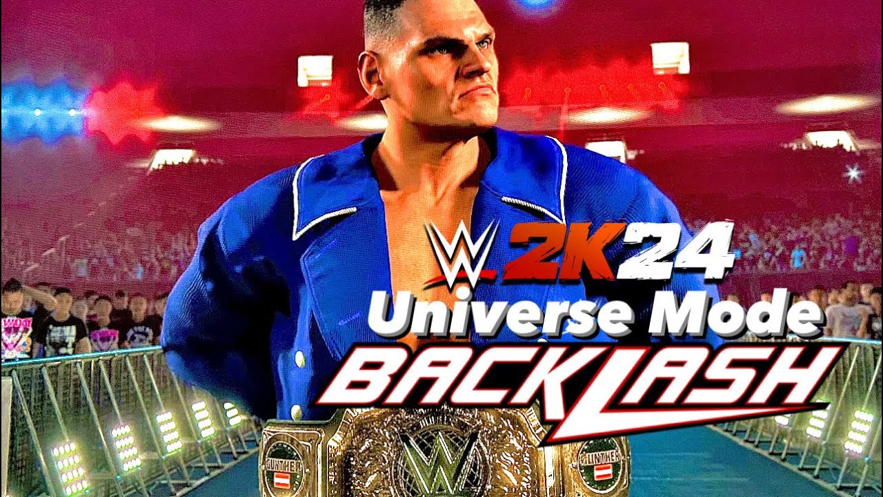 WWE 2K24 Universe Mode Ep11 - "Backlash!" (PART 2) - YouTube