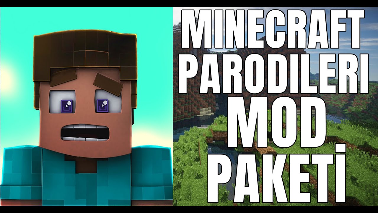 MİNECRAFT PARODİLERİ MOD PAKETİ NASIL İNDİRİLİR VE OYNANIR - YouTube