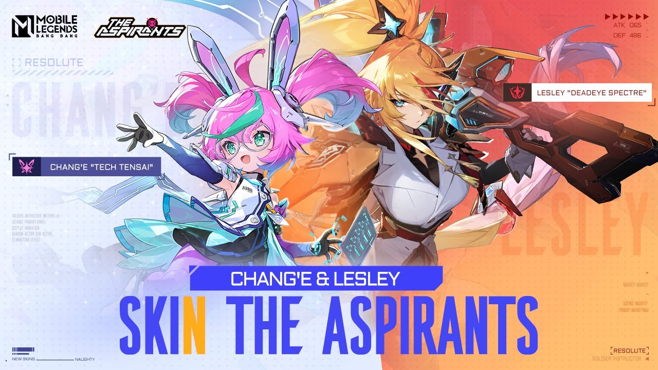 Skin The Aspirants | Lesley & Chang'e | Mobile Legends: Bang Bang - YouTube