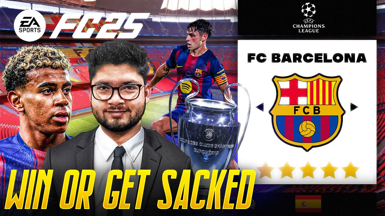 Winning UCL with Barcelona or getting sacked - YouTube