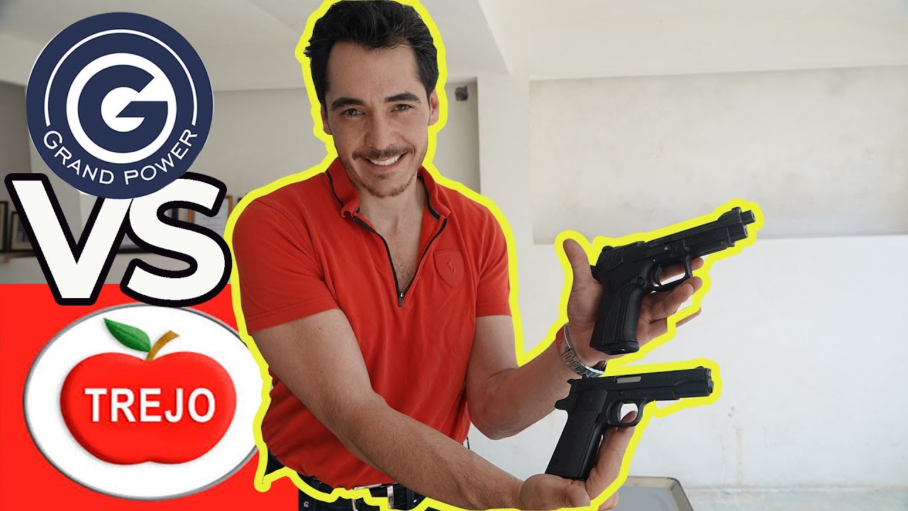 .22Lr Pistolas Trejo 2GT VS Grand Power K22 Sedena Dcam Mexico Español ...