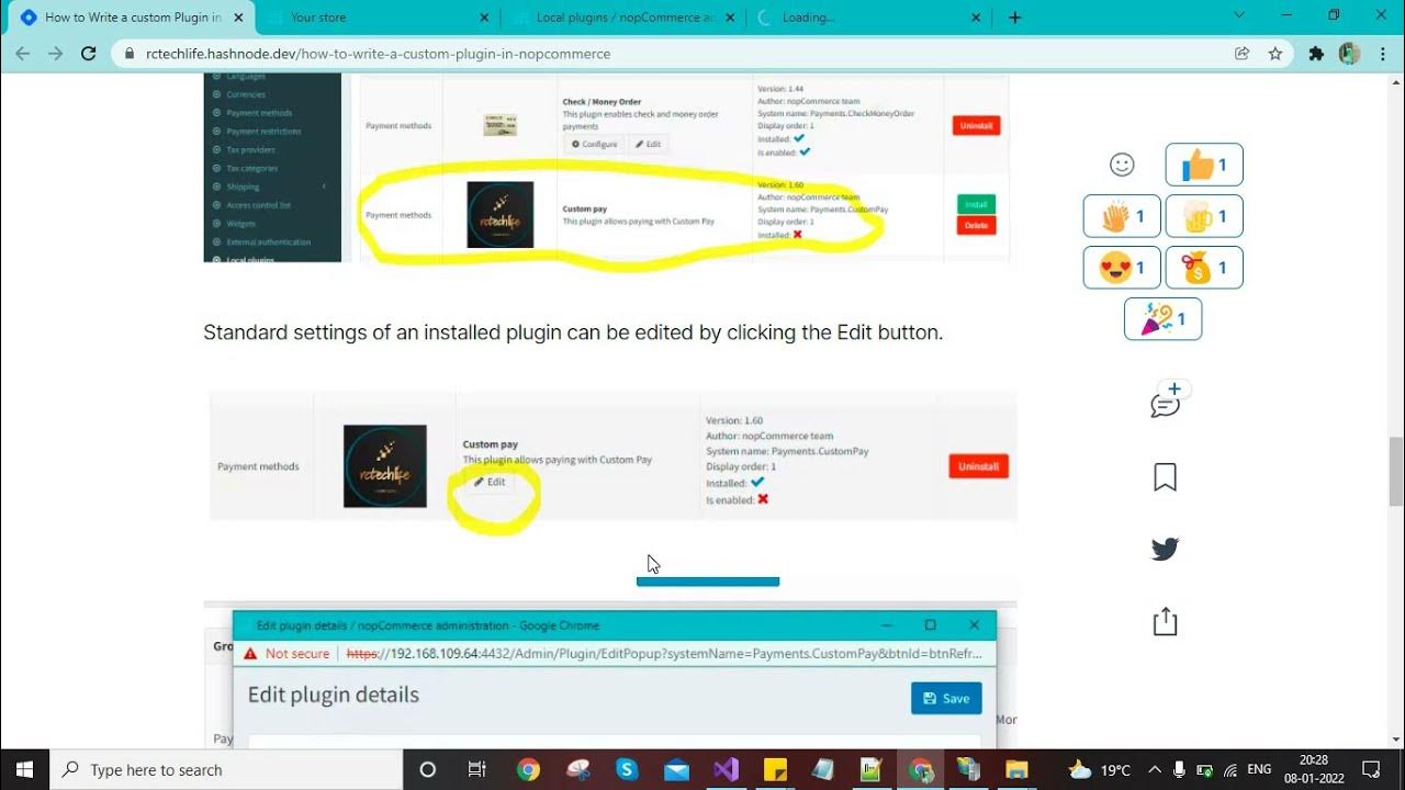 How to Create Custom Plugin in Nopcommerce -part 1 - YouTube