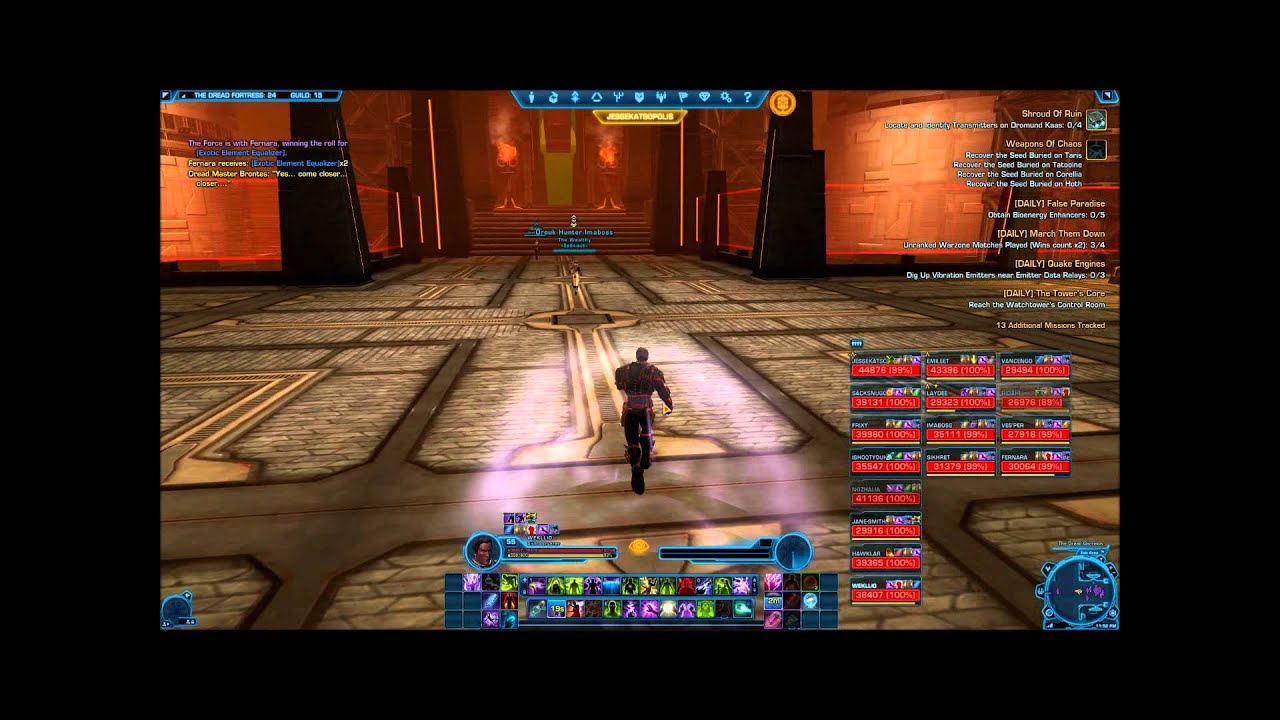 Let's Play Around in: Star Wars the Old Republic Part 1:16 Man Dread ...