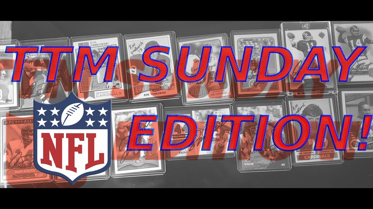 Through The Mail SUNDAY - FOOTBALL EDITION - 5 Autograph Returns - NFL ...