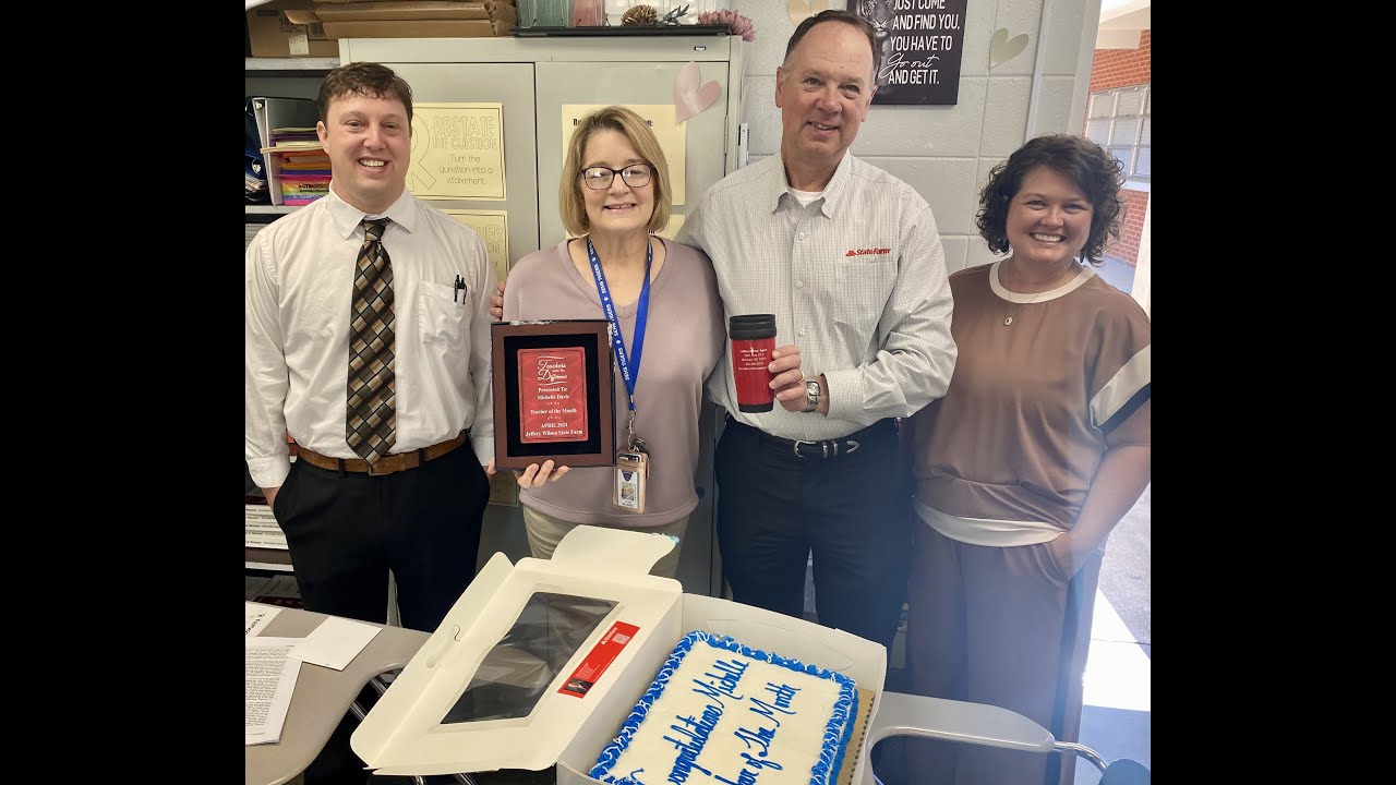 SEHS Teacher Jeffery Wilson State Farm Teacher of the Month - YouTube