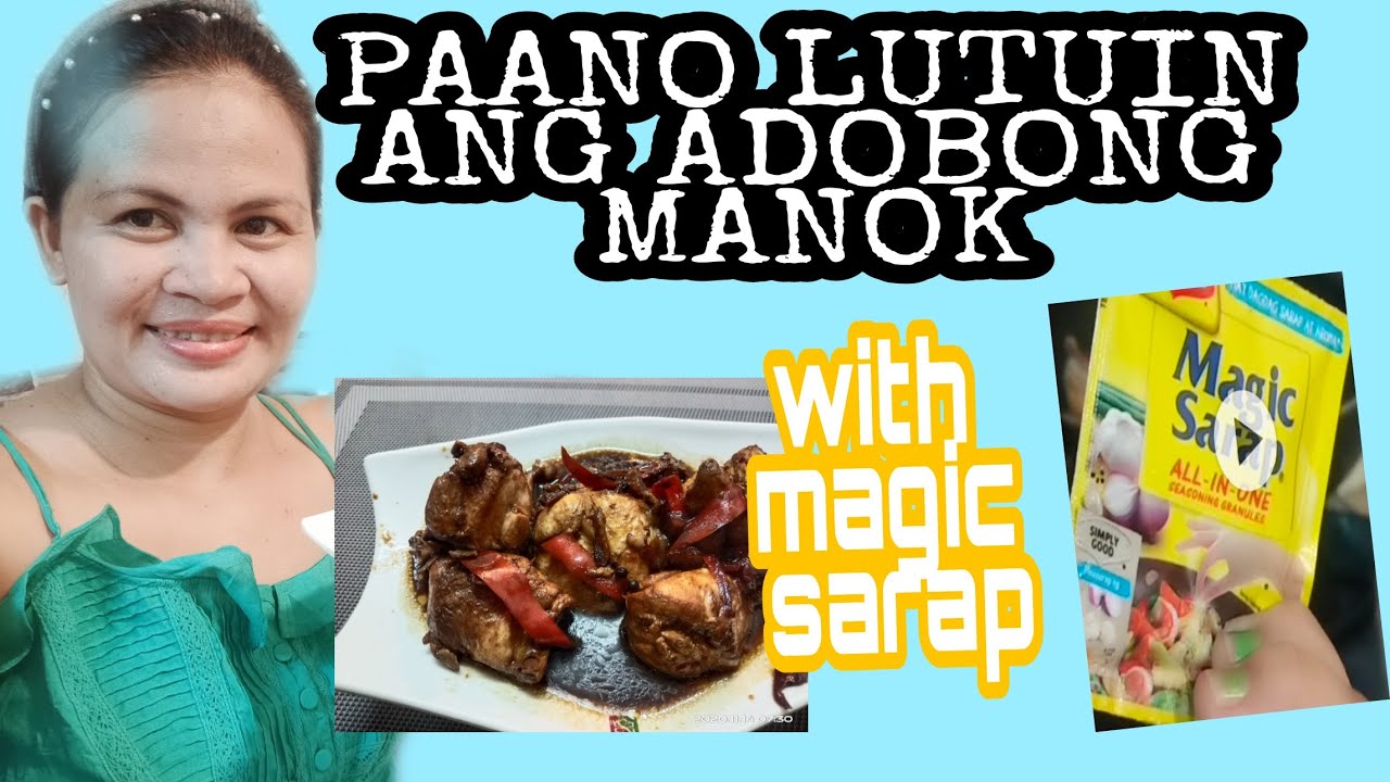 PAANO LUTUIN ANG ADOBONG MANOK || QUICK and EASSY RICEPE || Lenmar ...