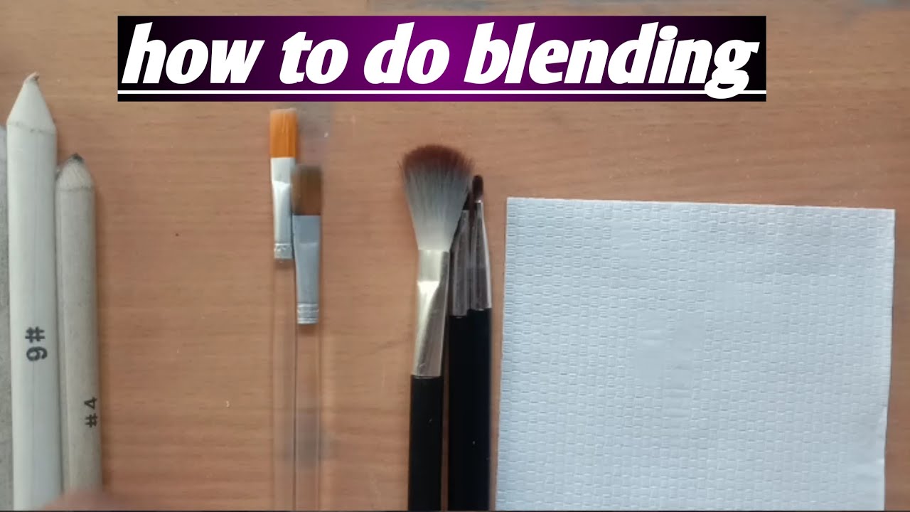 how to do blending l 4 bleading stools #drawing #video #vairalvideo ...