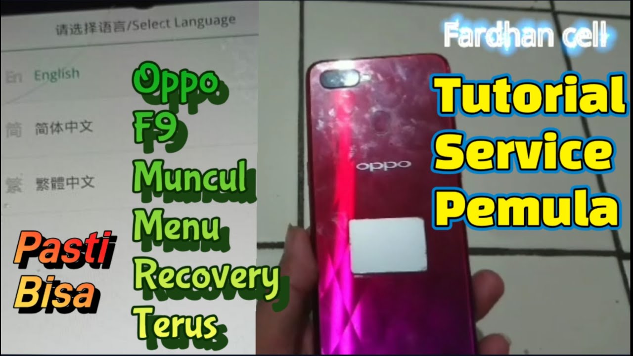 oppo f9 muncul recovery mode - YouTube
