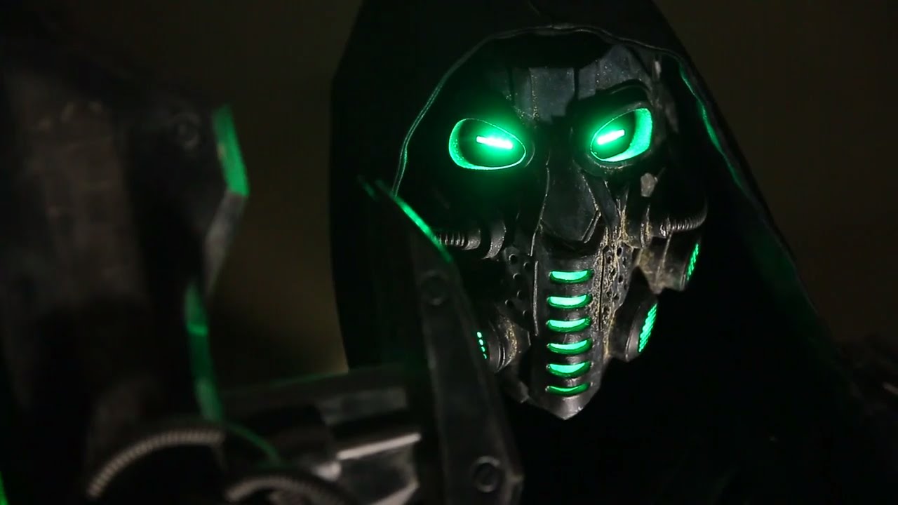 Full RGB LED Dystopian Armor at Metro Con 2016 - YouTube