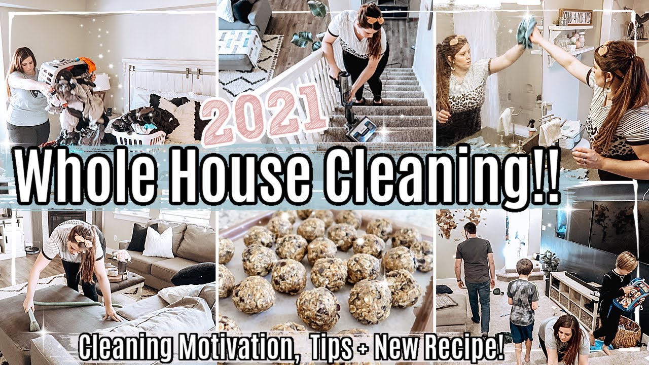 *SATISFYING* WHOLE HOUSE CLEAN WITH ME 2021 2-DAY SPEED CLEANING ...