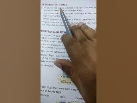 Class 7 subject computer ch-7 HTML introduction - YouTube