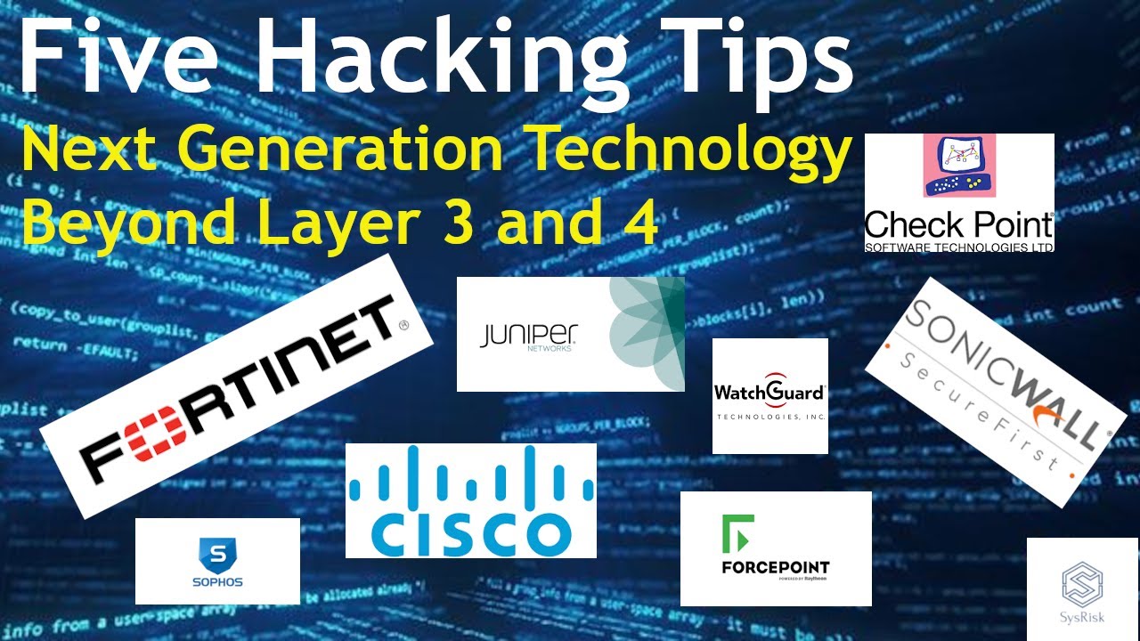 Next Generation Technology - Beyond Layer 3 and Layer 4 - YouTube