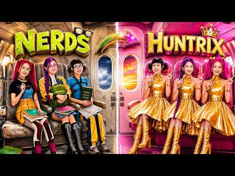 Huntrix Extreme Makeover From Nerd To Beautiful Girls! Kpop Demon Hunters In Real Life!