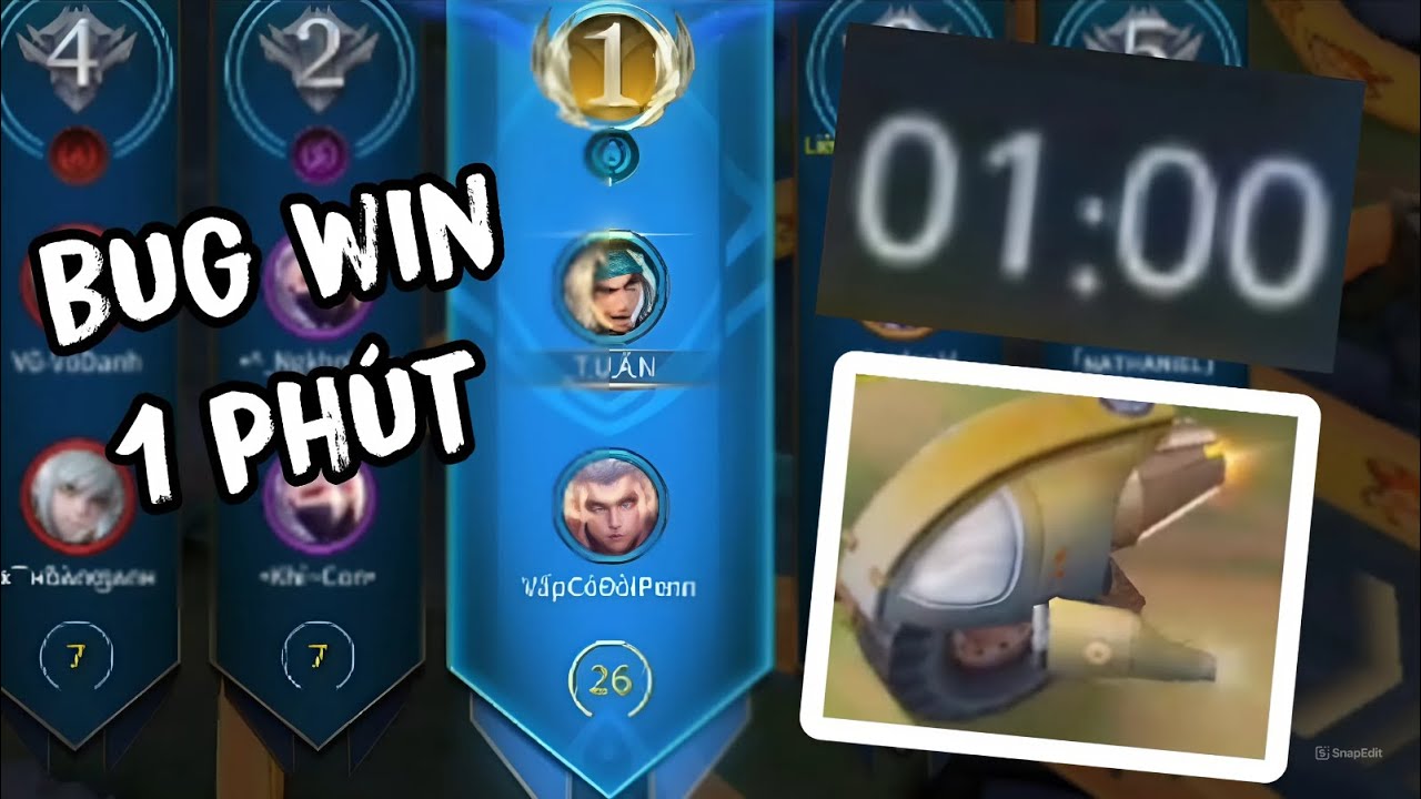 Cách BUG chế độ đua xe 1 phút là win trong liên quân. - YouTube