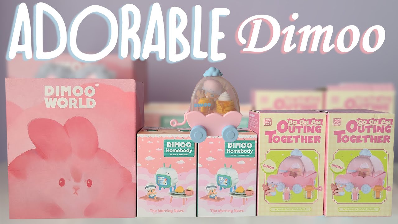 Adorable Dimoo Blind Box Unboxing (Popmart miniatures + Yan Studio ...
